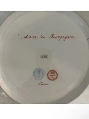 Dining | Antique Sevres Porcelain Portrait Plate Duchesse De Bourgogne ...